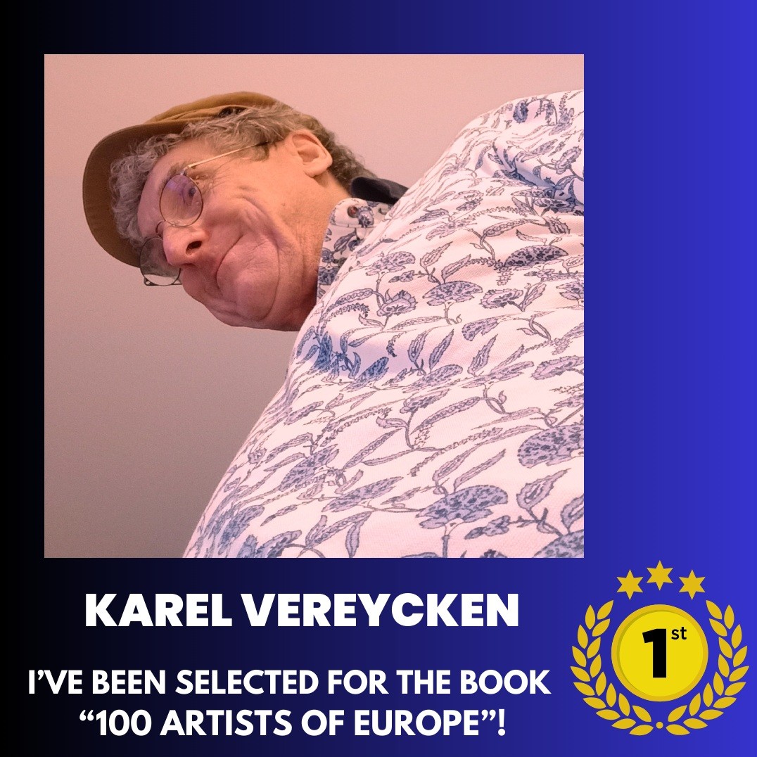 Karel Vereycken selected for the book "100 Artists of Europe" - ARTKAREL